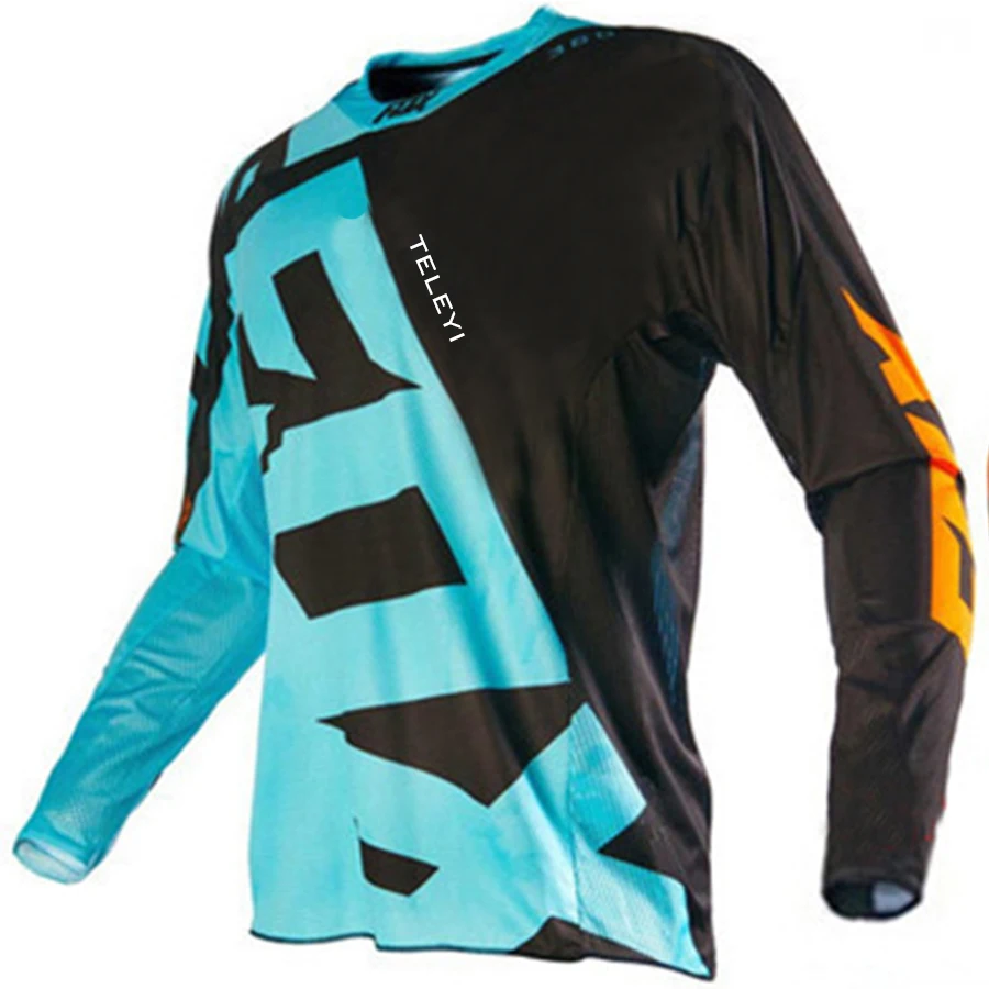 Camiseta-de-Motocross-para-hombre-maillot-para-ciclismo-de-monta-a ...