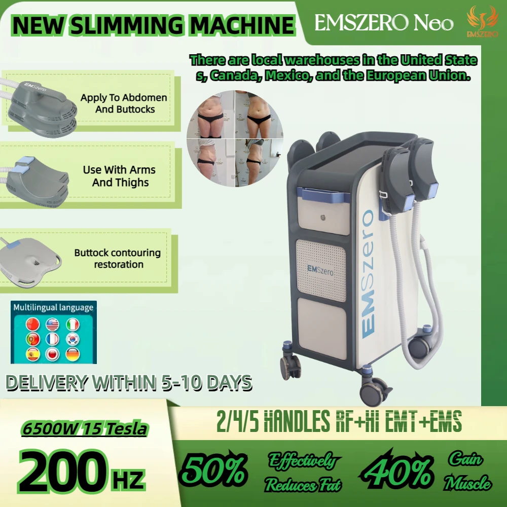 EMSzero-Neo-Weight-Loss-RF-200HZ-15-Tesla-6500W-slimming-2-4-5-Handles ...