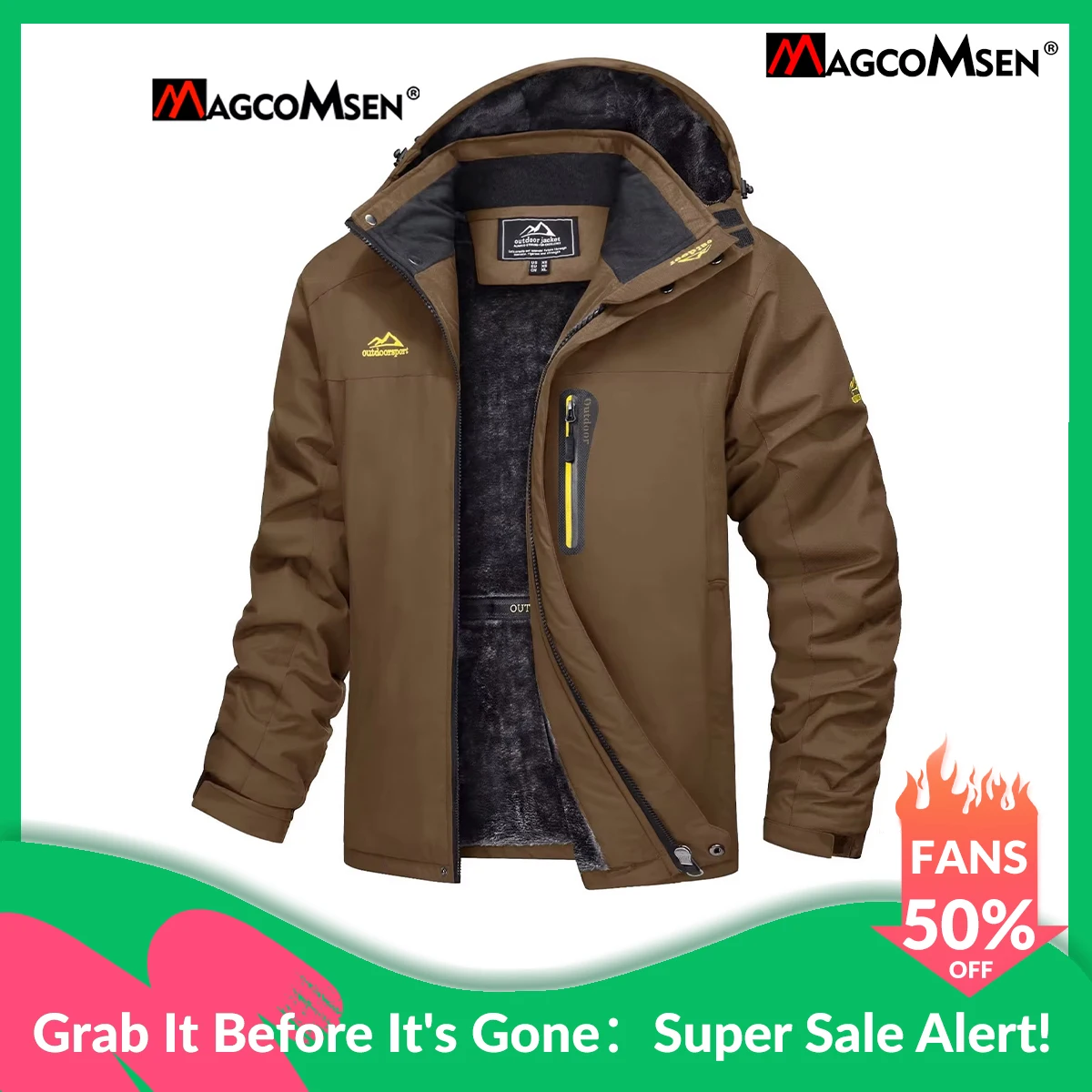MAGCOMSEN-Men-s-Thermal-Jackets-Water-Resistant-Snow-Ski-Jackets-Fleece ...