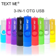TEXT ME High Speed USB Flash Drive OTG Pen Drive 64GBUsb Stick 32GB ...