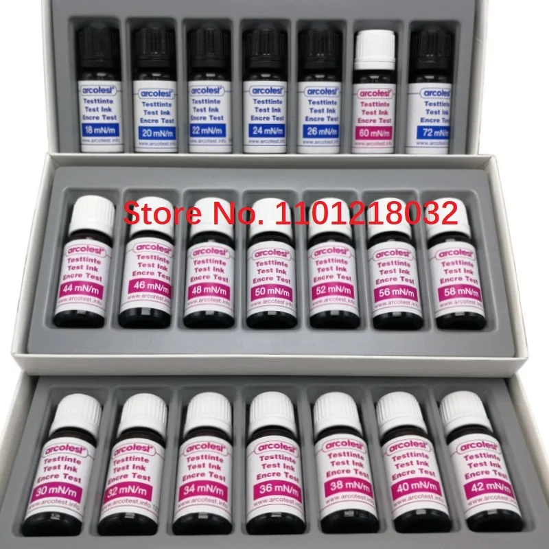 German arcotest dyne fluid dyne pen corona fluid film surface tension ...