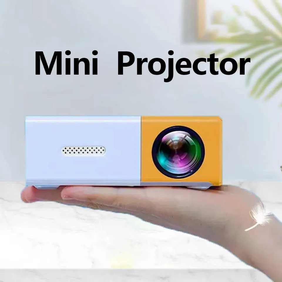 YG300-Mini-Projector-Smart-TV-Portable-Home-Theater-Cinema-Sync ...