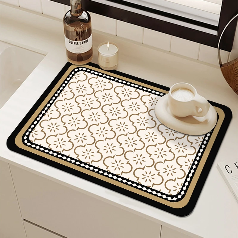 Kitchen-Drain-Pad-Rubber-Dish-Drying-Mat-Absorbent-Dish-Drainer-Mats ...