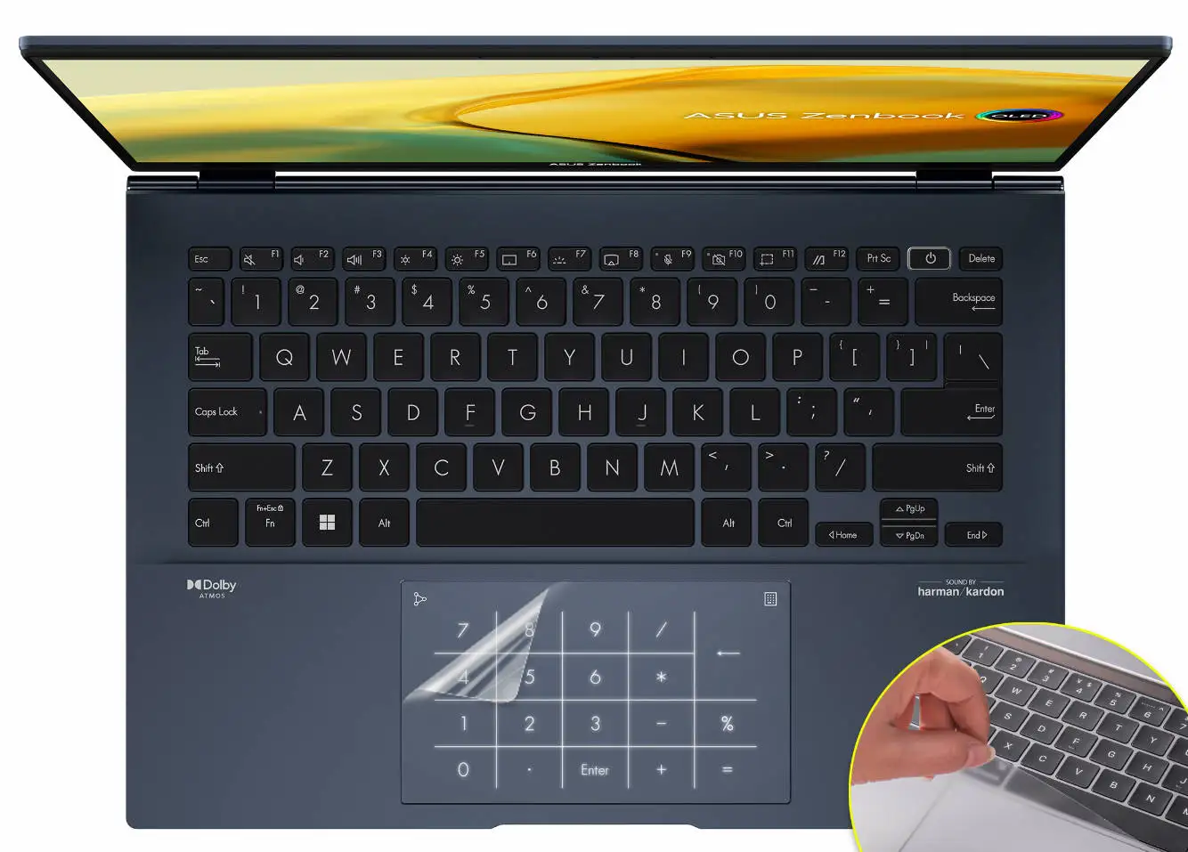 2PCS-Matte-Touchpad-Protective-film-Sticker-Protector-For-Asus-Zenbook ...