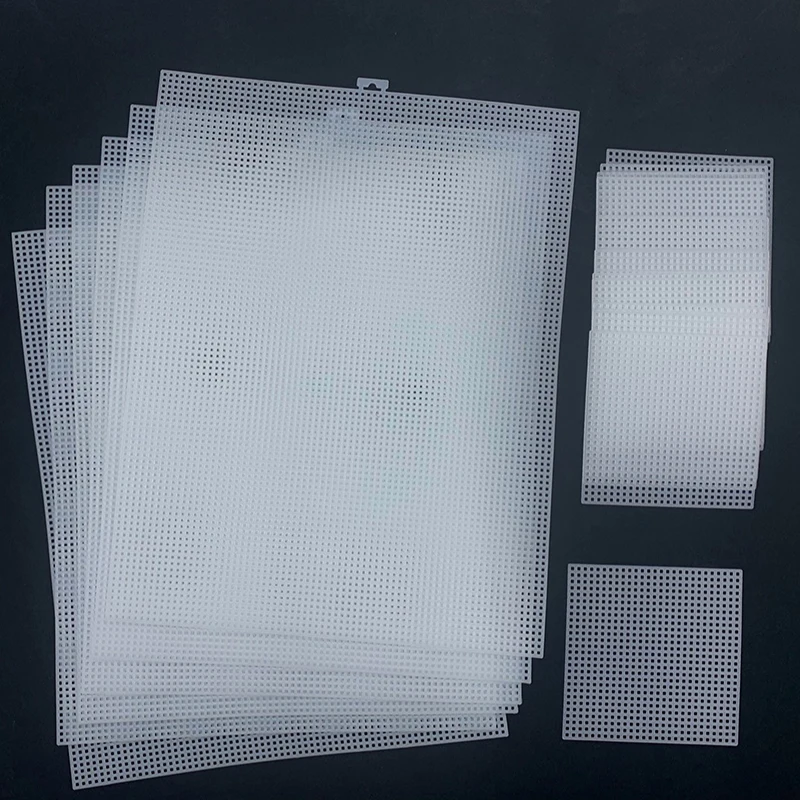 DIY Craft Supplies 1 Count Plastic Sheets Cross-Stitch Canvas for ...