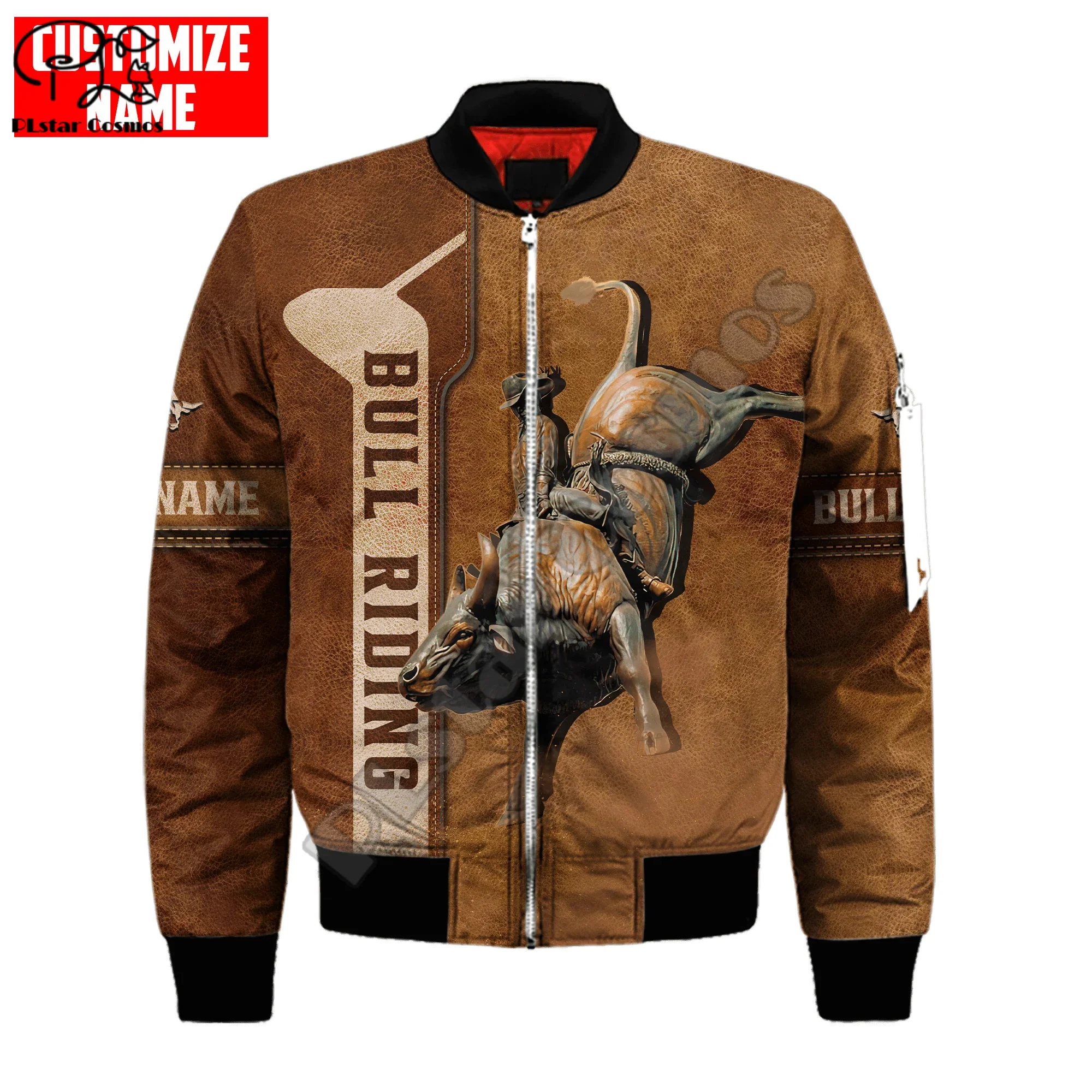 Newest-Cosplay-Bull-Riding-Cowboy-Rodeo-Vintage-Tattoo-Retro-3DPrint ...