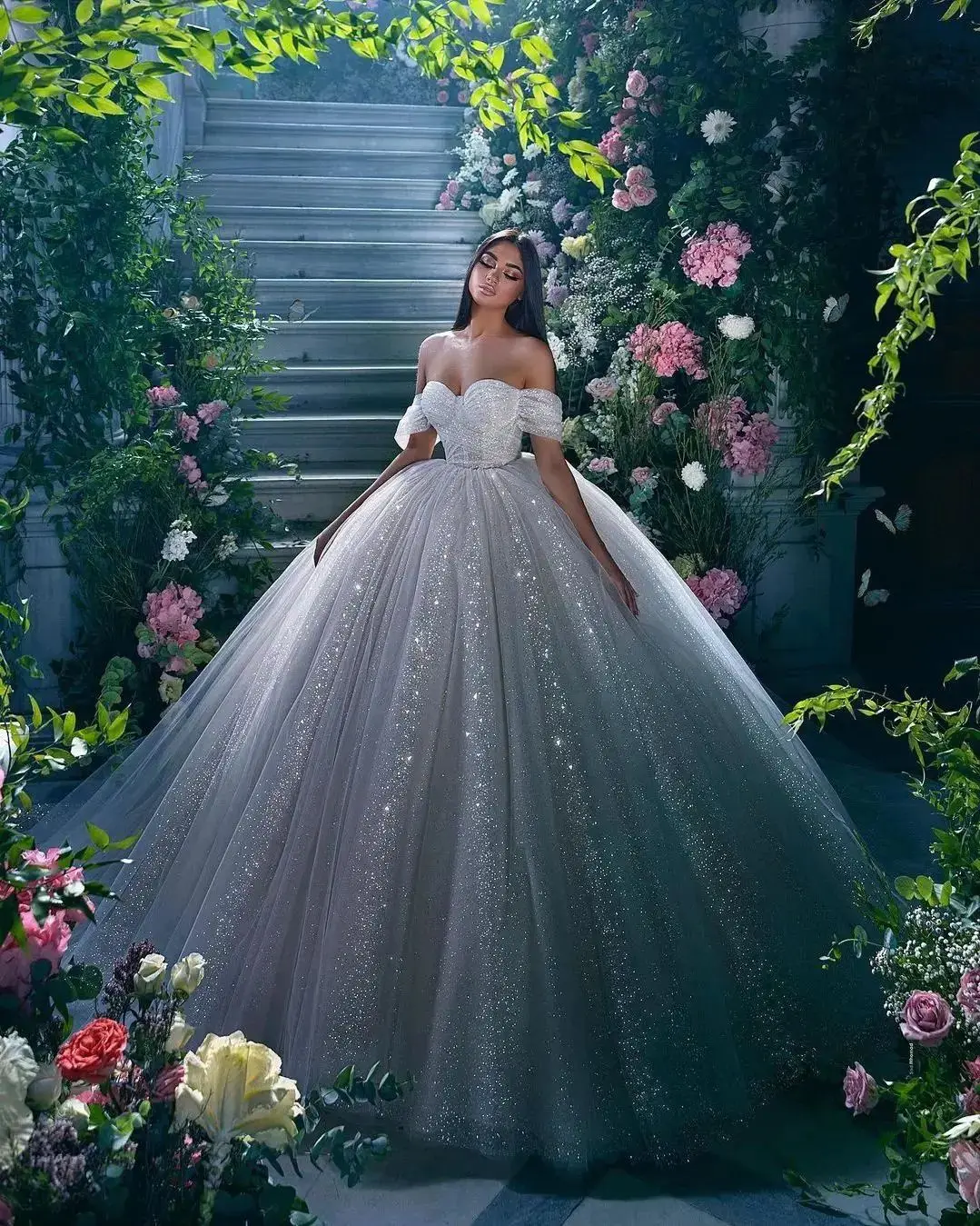 Elegant fairytale ball gown princess elegant princess wedding dresses ...