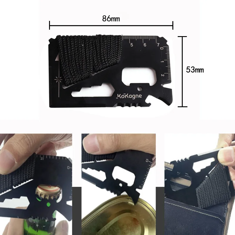 Multifunction Card | Lifesaving Card | Survival Card | Survival Tool ...