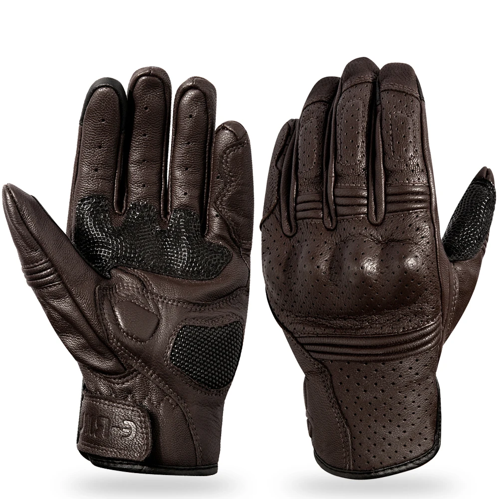 Men-Motorcycle-Leather-Gloves-Retro-City-Riding-Motorbike-Gloves-Hard ...