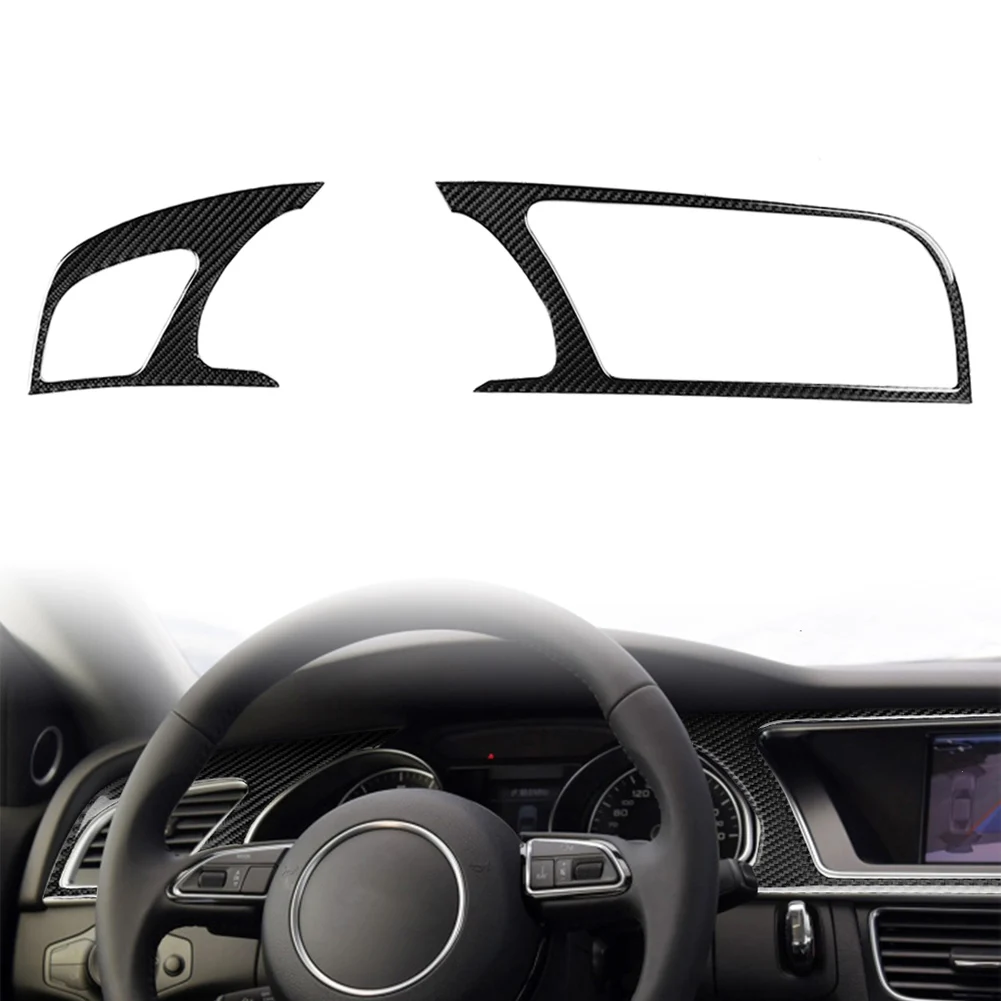 2-Pcs-LHD-Car-Dashboard-Instrument-Panel-Cover-Trim-Decorative-For-Audi ...