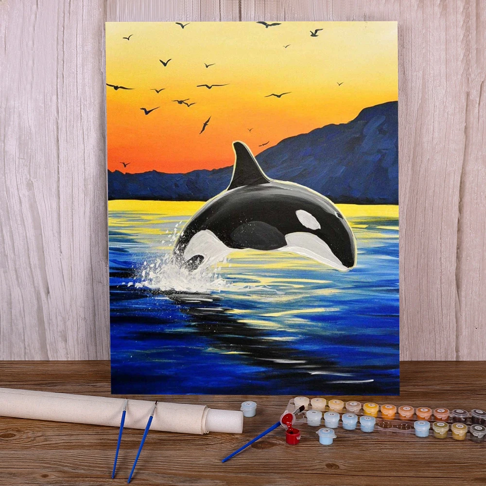 Killer Whale Painting