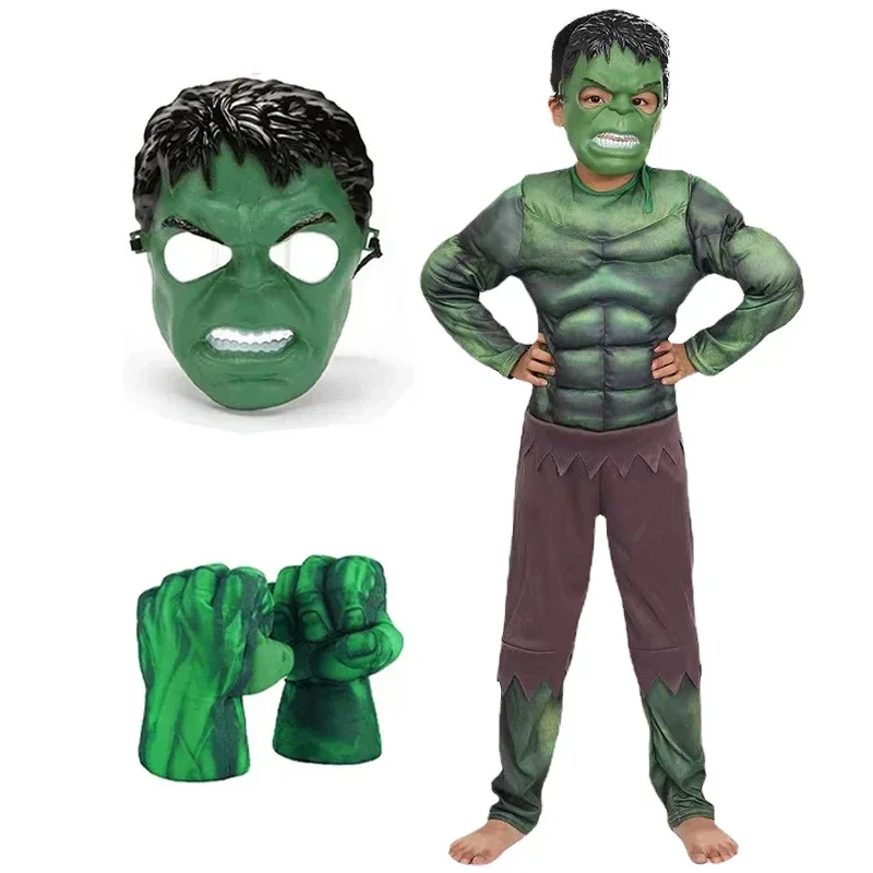 Child-Hulk-Muscle-Costume-Superhero-Hulk-Cosplay-Muscle-Costume-Mask ...