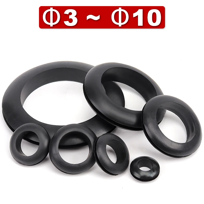 Double-sided-Protective-Coil-Black-Nitrile-Rubber-Protective-Ring ...
