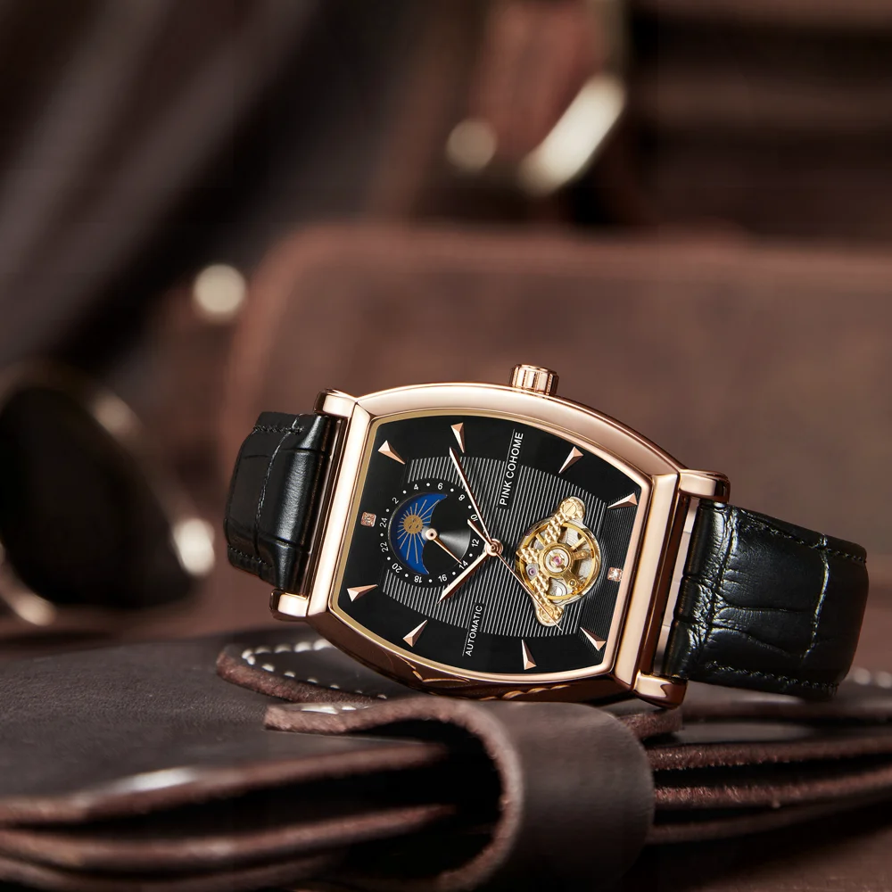 Lighters Tank Arabic Watches Mechanical Movement Tourbillon The Giving ...