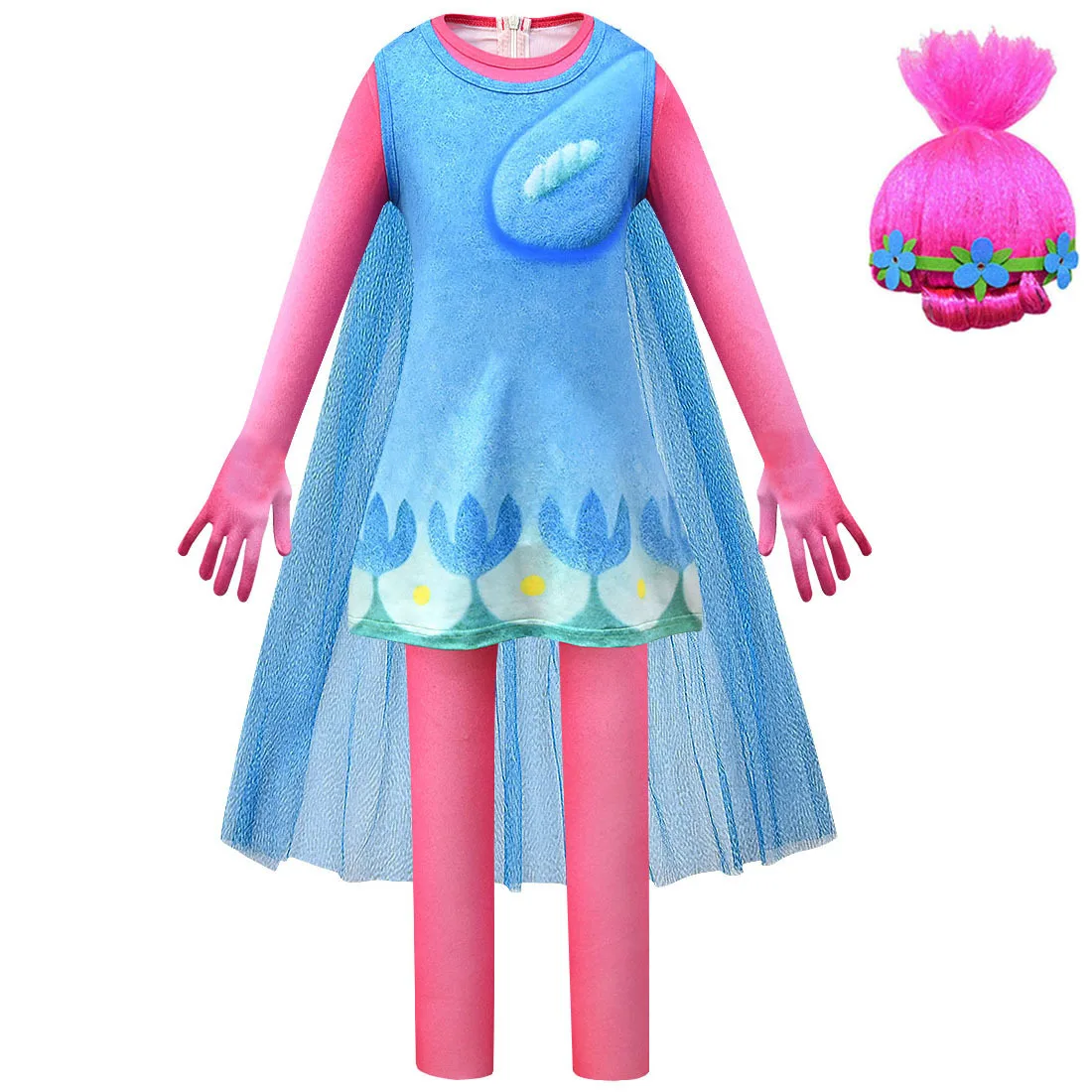 Cossky-Poppy-Cosplay-Costume-Children-Dress-Wig-Suits-Girls-Halloween ...