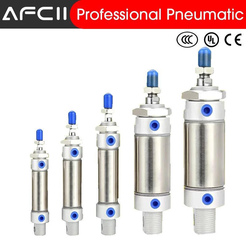 Anillo magnético de acero inoxidable serie MA16/20/25/32/40, Mini cilindro de aire neumático ...