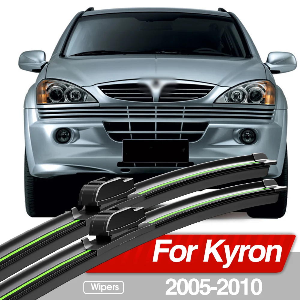 For Ssangyong Kyron 2005-2010 Front Windshield Wiper Blades 2pcs ...