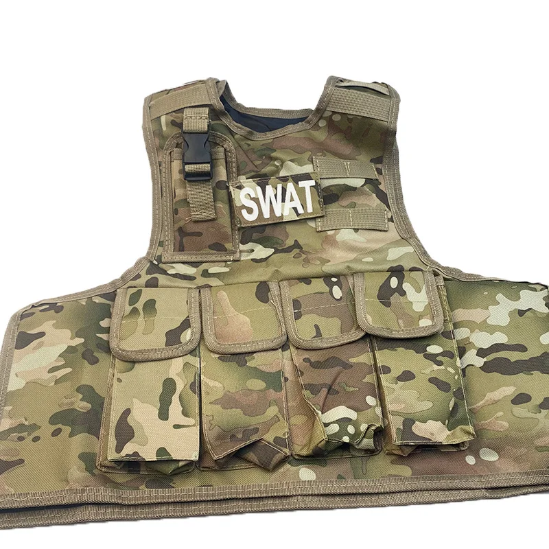 Tactical Child Vest Body Armor Hunting Carrier Kid Accessories Pouch ...
