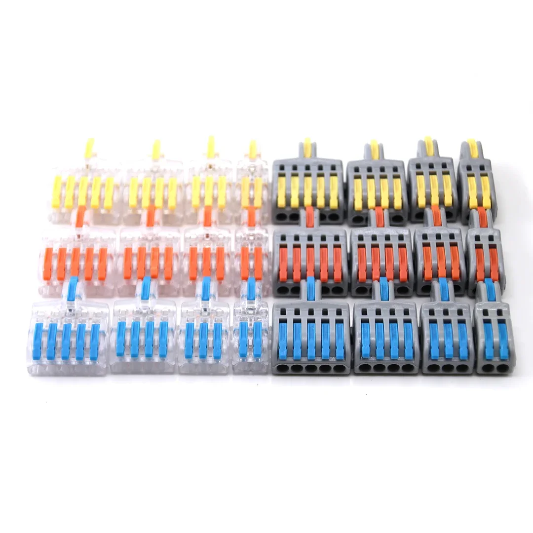 Mini-Quick-Wire-Cable-Connectors-Push-in-Spring-Splicing-Wiring ...