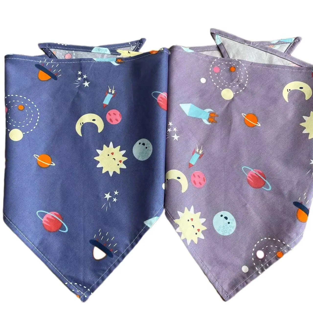 60pc/lot Special making Outer space pattern Pet Dog Puppy cat cotton ...