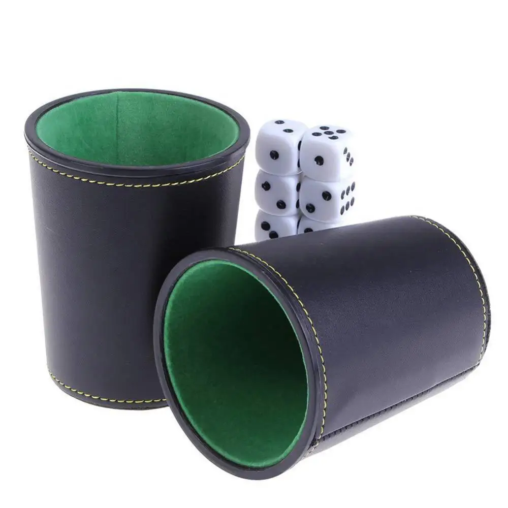 Dice-Cup-Set-Faux-Leather-Flannel-Dice-Cup-With-5-Dices-Dominoes-Game ...