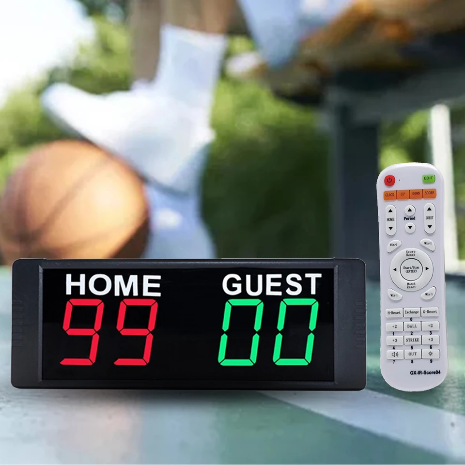 Basketball Scoreboard Electronic Scoreboard Portable Score Board ...