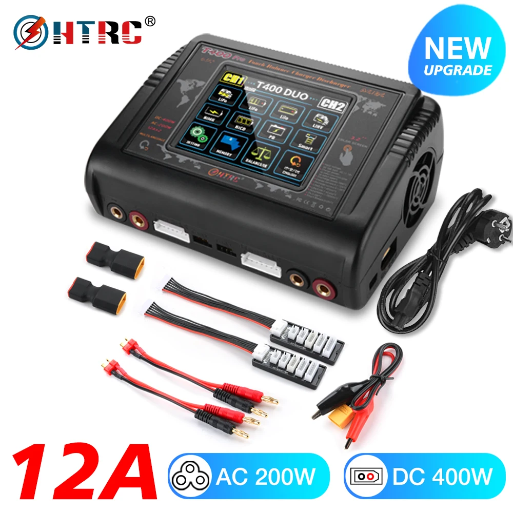 HTRC-T400-Pro-Smart-Battery-Charger-DC-400W-AC-200W-12Ax2-For-LiHV-LiFe ...
