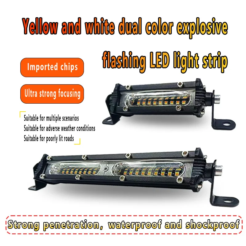 9LED-18LED-High-light-9W-small-single-row-LED-strip-light-Two-Color ...