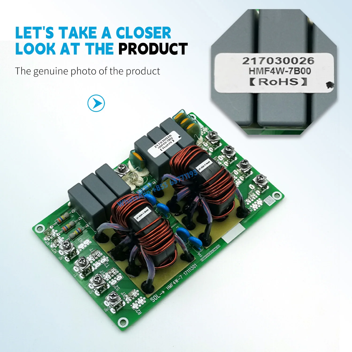 New Capacitor filter board Assembly pcb HMF4W-7B00 217030026 17111301 ...