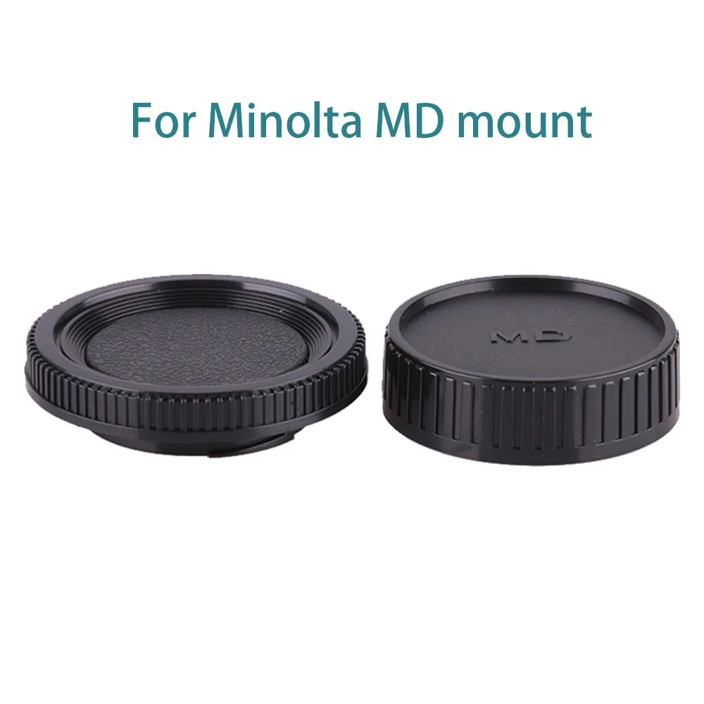 For-Minolta-MD-mount-Cameras-and-Lenses-Rear-Lens-Cap-Camera-Body-Cap ...