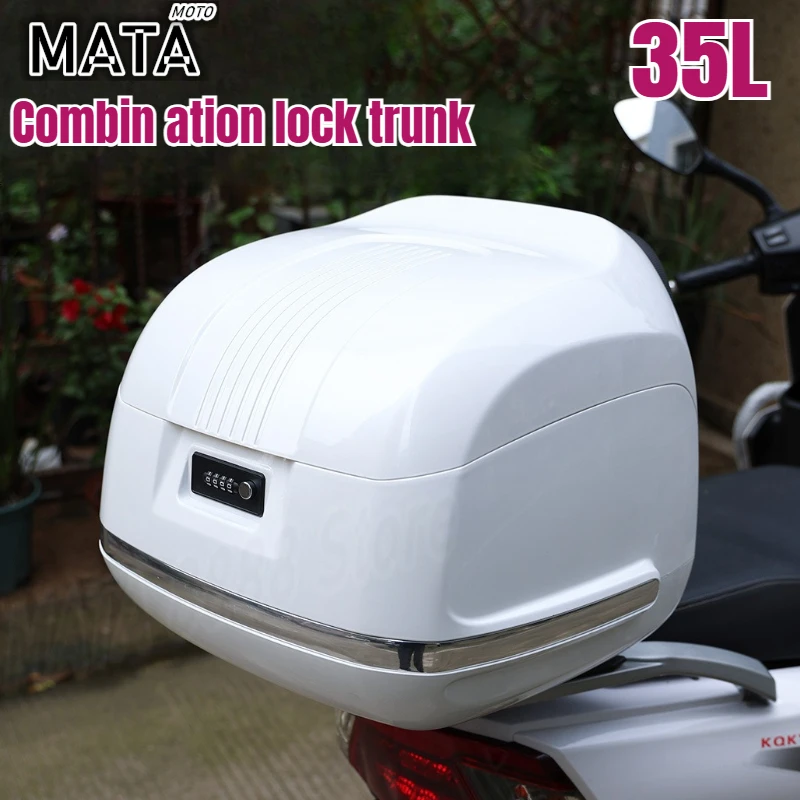 Universal Retro Motorcycle Helmet Box Trunk Top Case Travel Luggage Box ...