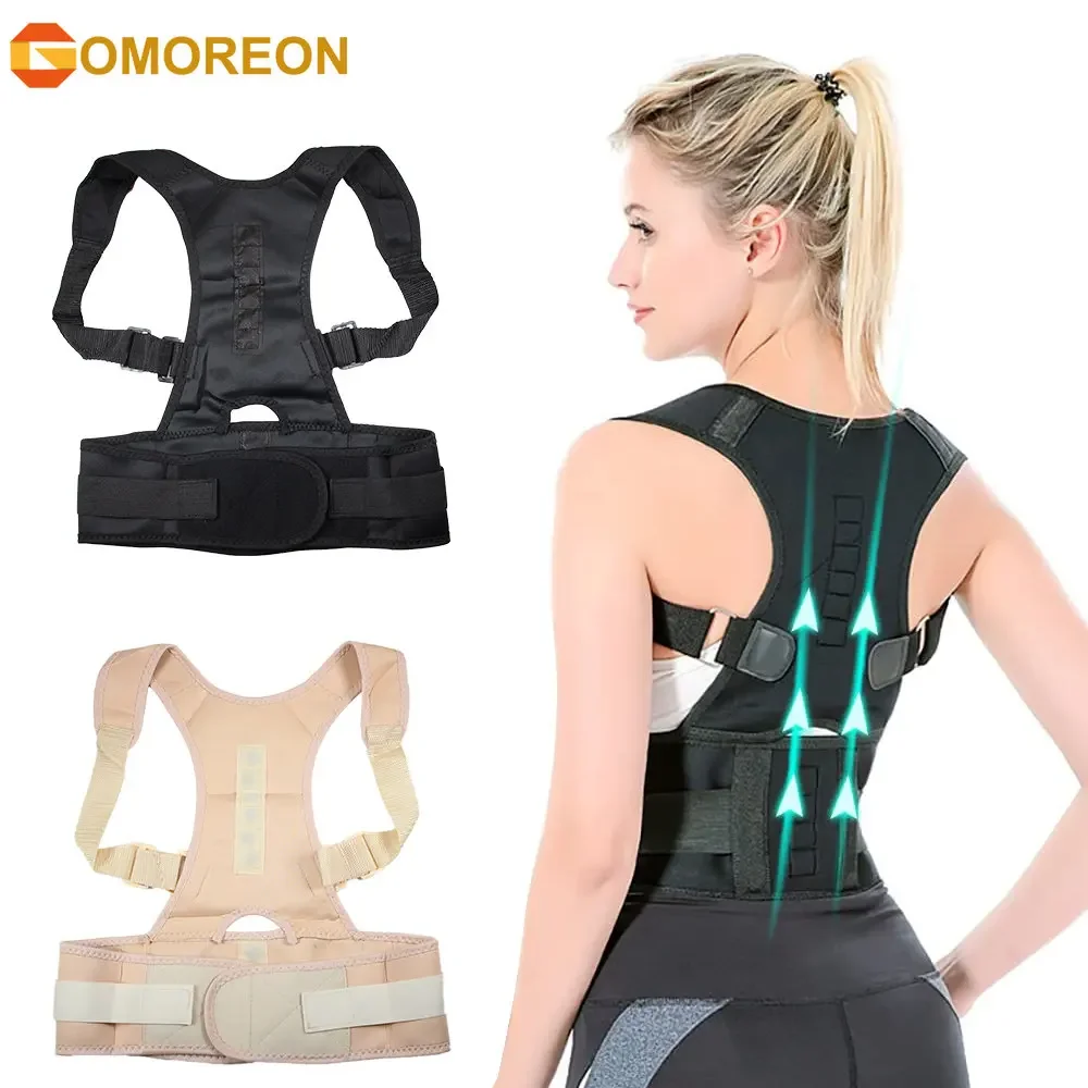 Magnetic-therapy-Posture-Corrector-Posture-Corset-Shoulder-Support-Belt ...