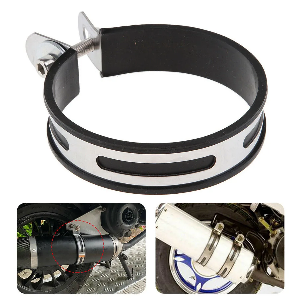 11cm-Stainless-Steel-Motorcycle-Exhaust-Muffler-Silencer-Bracket-Hanger ...