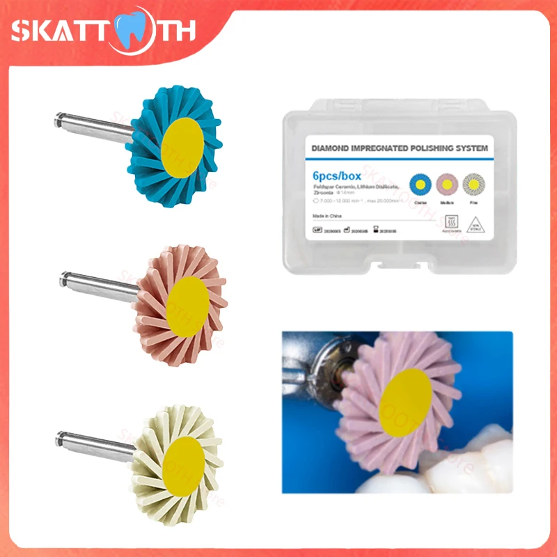 Dental Composite Polishing Wheel Rubber Polisher Ceramic Polishing Disc ...