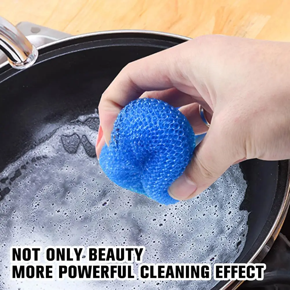 Plastic Wire Cleaning Ball Dishwashing Brush Dishwashing Ball Kitchen ...