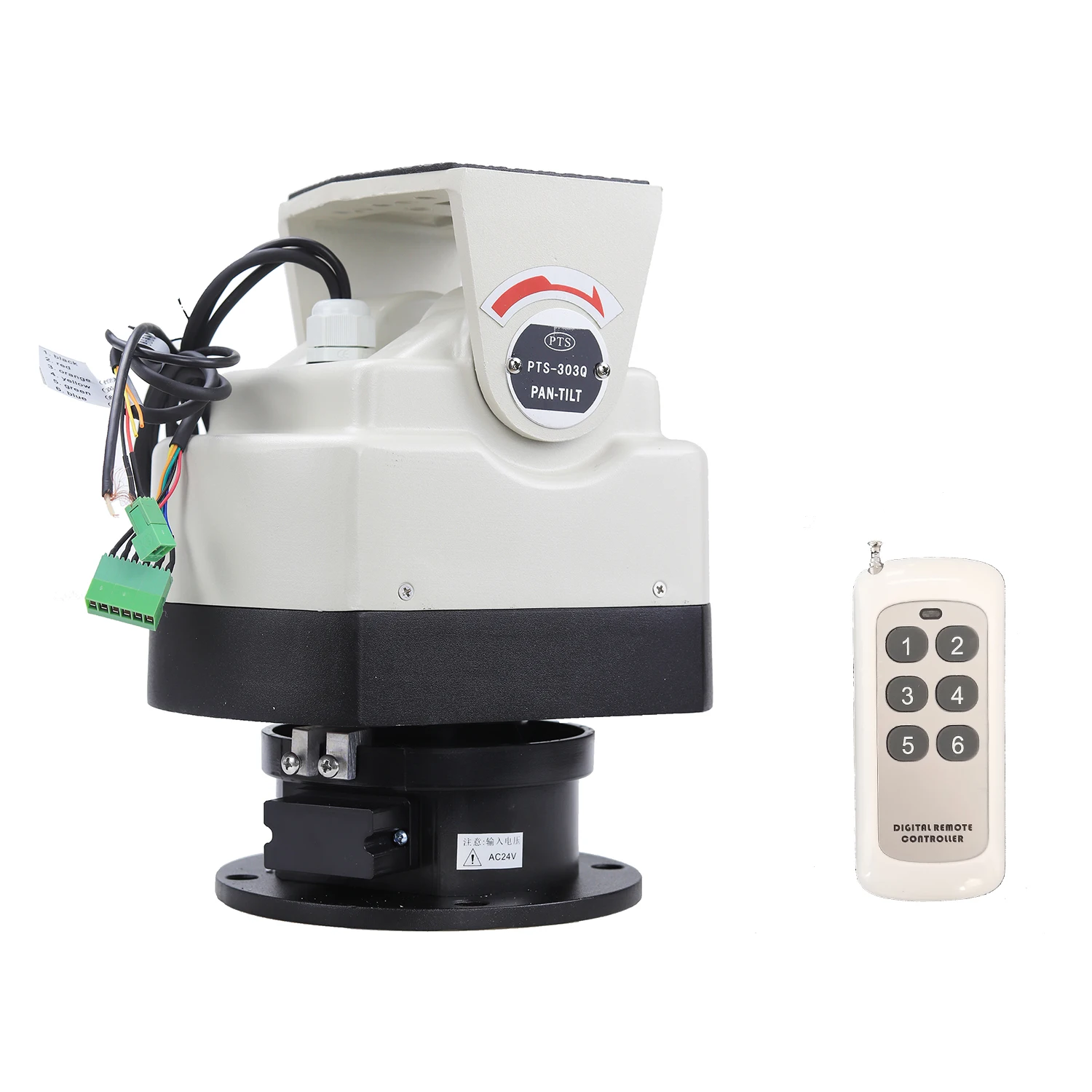 Remote Control Pan Tilt Rs485 ROTATING Cctv Surveillance IP Network PTZ ...