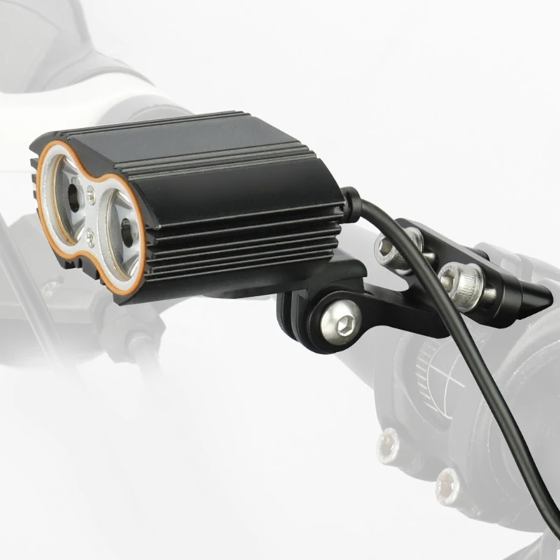 G92F-Mountain-Bike-Fork-Mount-Headlight-Bracket-Flashlight-Holder-Stand ...