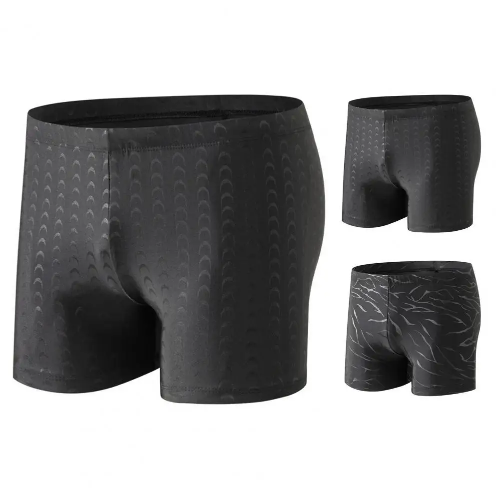 Professional Men's Swimming Shorts Waterproof Competition Swim Trunks ...