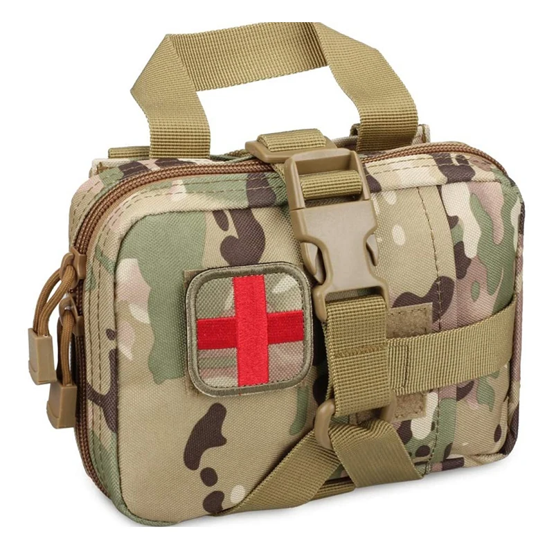 Upgrade Tactical EMT Pouch Rip Away Molle Medical kit IFAK Tear-Away First Aid Kit Travel ...