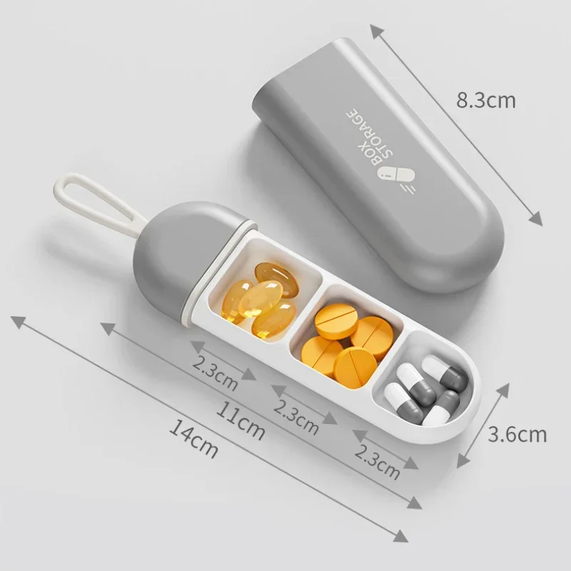 Port-til-Pill-Dispenser-Medicine-Box-Di-rio-Drug-Organizer-puro-e ...