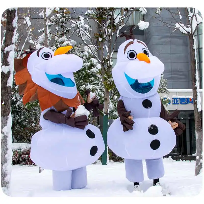 Frozen-Snow-Man-Olaf-Inflatable-Costume-Cartoon-Character-Props ...