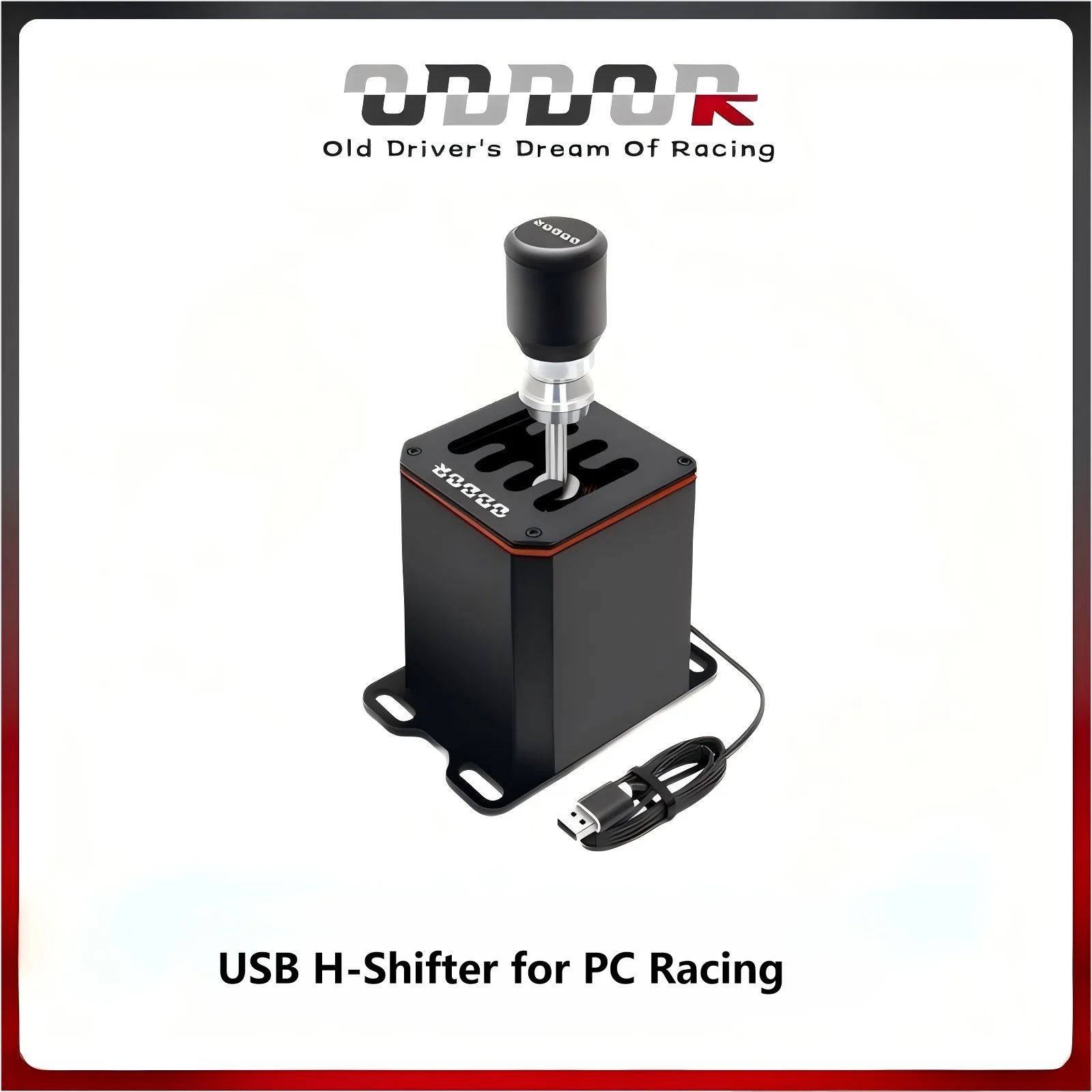 محول ODDOR PC USB H-Pattern متوافق مع Logitech، MOZA، Thrustmaster ...