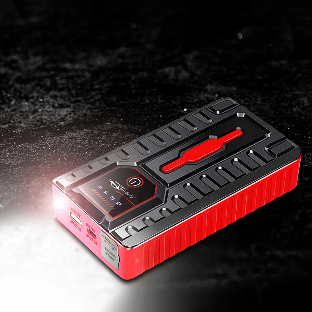 12V Car Jump Starter 6000mAh Power Bank Auto Starting Device 600A Peak ...