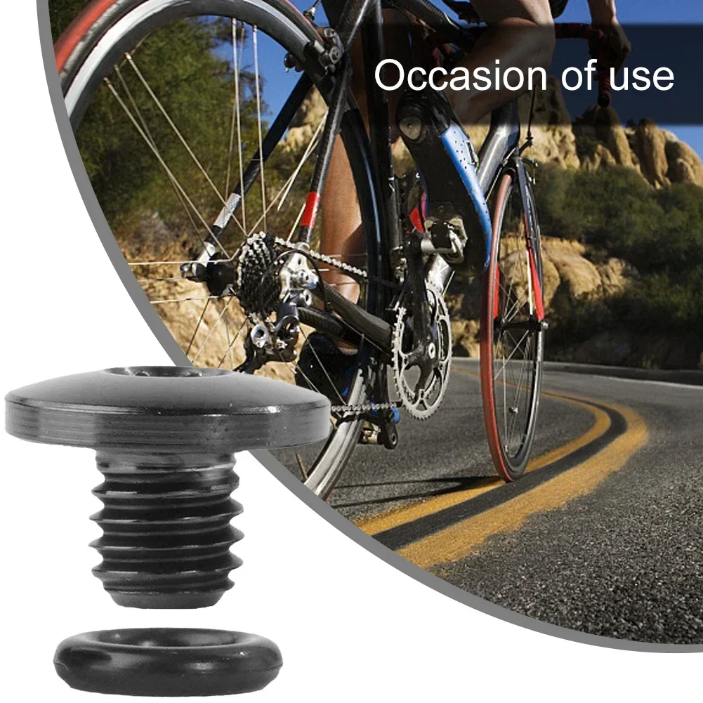 Titaniums-Alloy-Bike-Disc-Brake-Bleed-Screw-O-Ring-Set-M5-Bolts-For ...