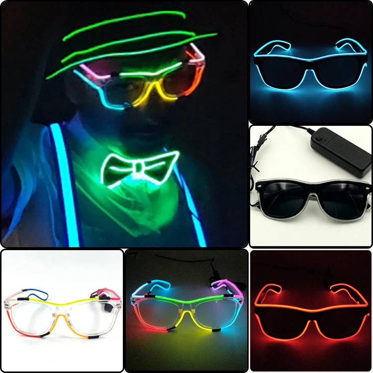Lunettes-de-soleil-Rave-n-on-LED-clignotantes-El-Wire-olympiques ...