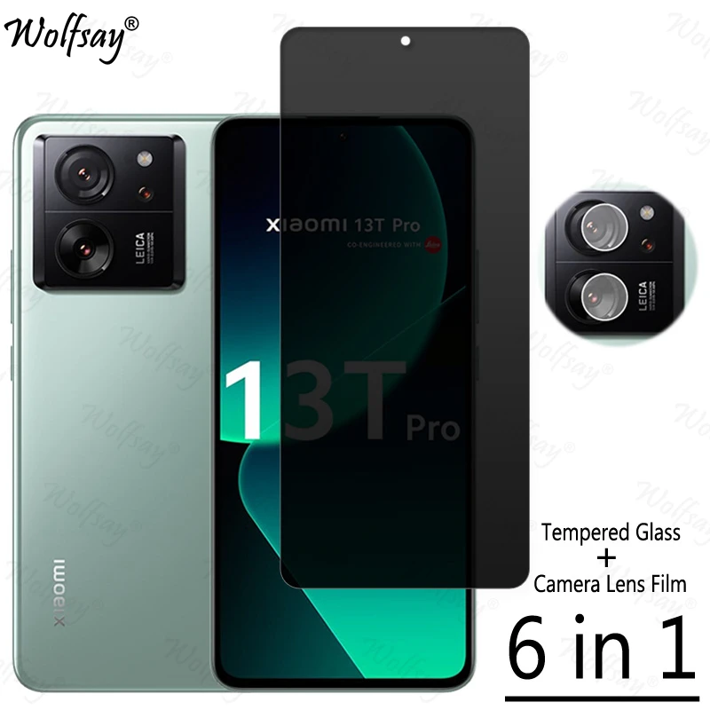 Privacy Screen Protector For Xiaomi 13T Pro Anti-Spy Tempered Glass ...
