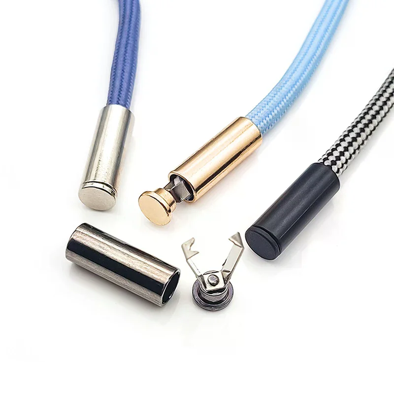 10 Pieces Metal Buckles For Clothing Cord Locks Hat Tail Clips Buttons ...