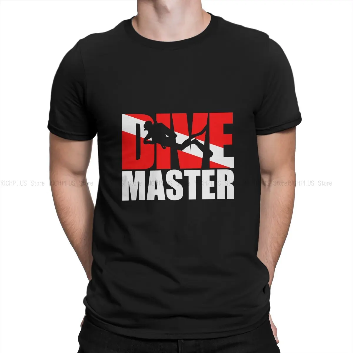 Diving-Dive-Newest-TShirt-for-Men-Dive-Master-Scuba-Round-Neck-T-Shirt ...