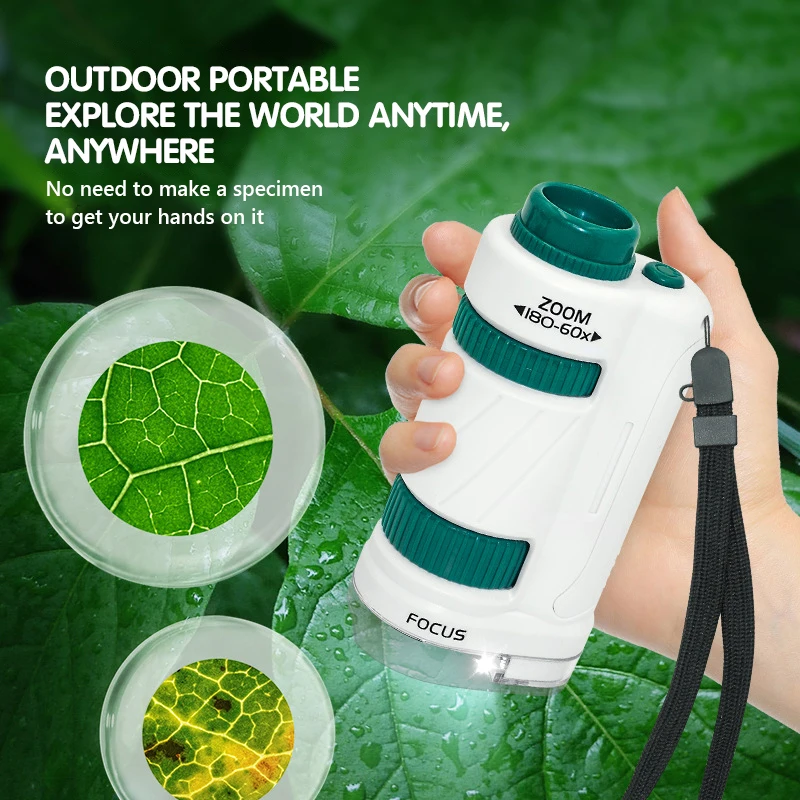 Child-Microscope-Kit-Handheld-Portable-Lab-Microscopes-Biological ...