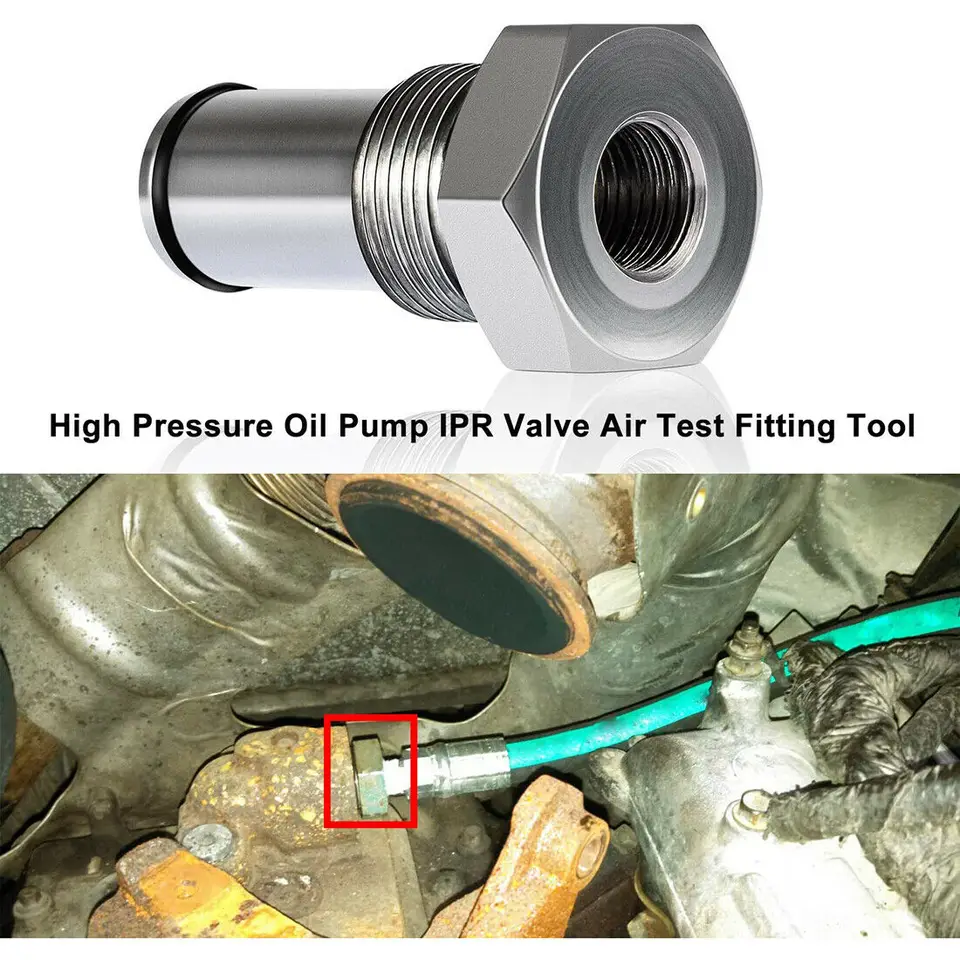 8mm Wide Tape Ford 6.0L Powerstroke Fuel Pressure Test Adapter - 2003 ...
